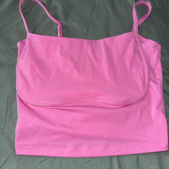 Gilly Hicks | Tops | Gilly Hicks Pink Crop Top | Poshmark